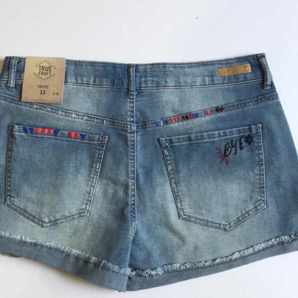 True Craft | Shorts | True Craft Rock Star Denim Shorts 3 Nwt | Poshmark